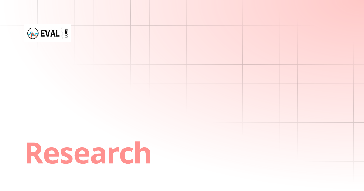 Research | docs.eval.science